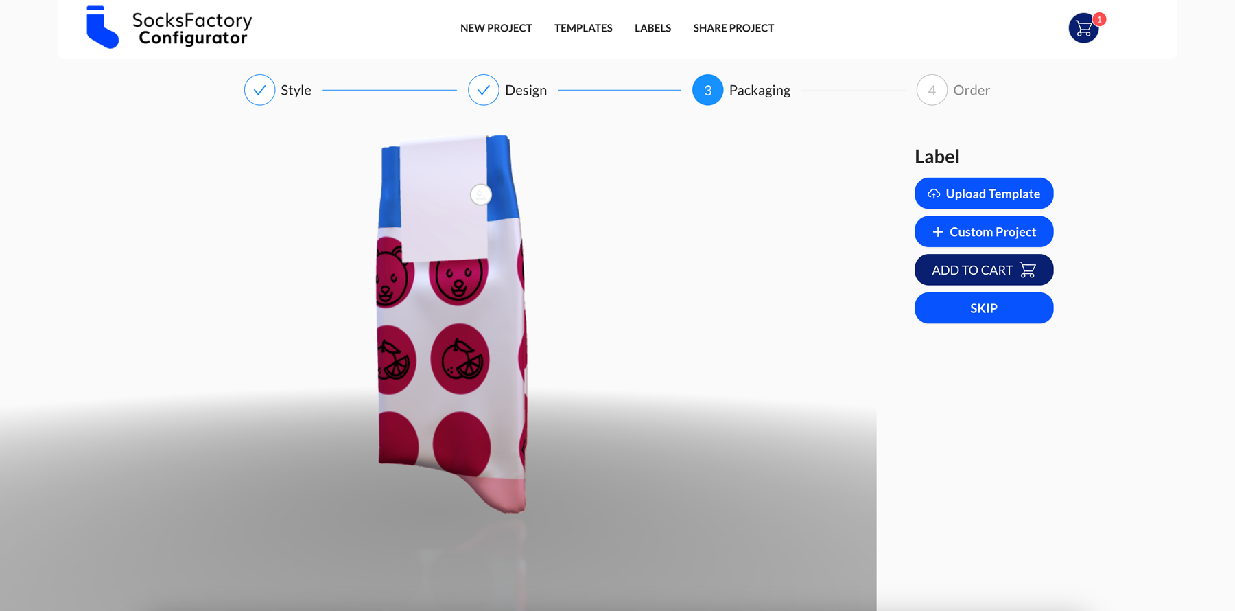 CASE STUDY: Design Your Own Socks in 3D - 3D Product Configurator - Simplio3D Takes Ecommerce to ...