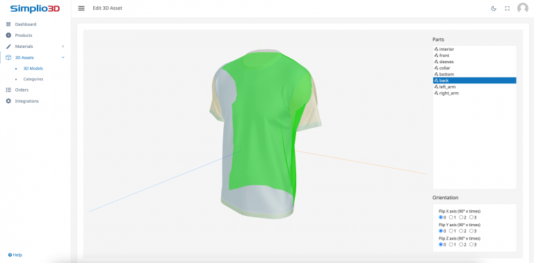 3D Jersey Configurator - Simplio3D