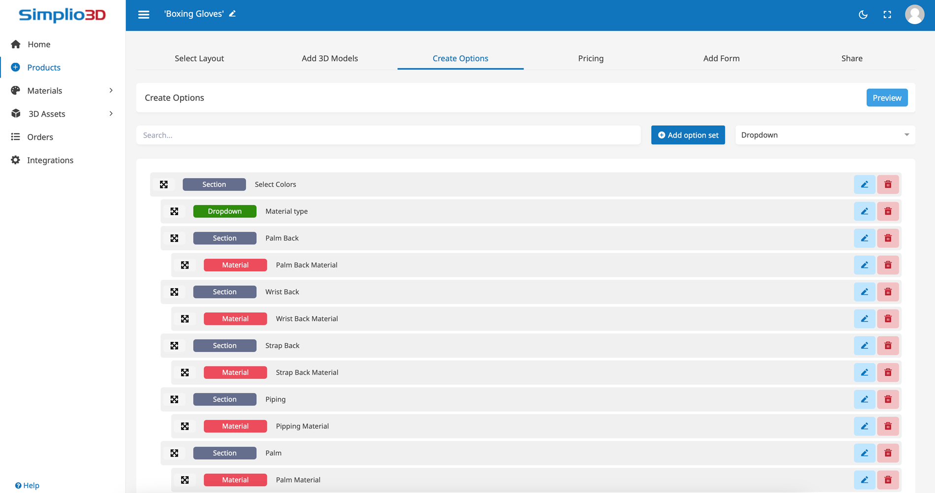 Características clave | Configuradores de productos | Simlio3D