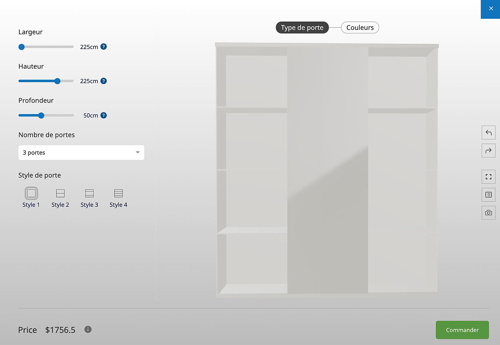 Online 3D Closet Design Software - Simplio3D