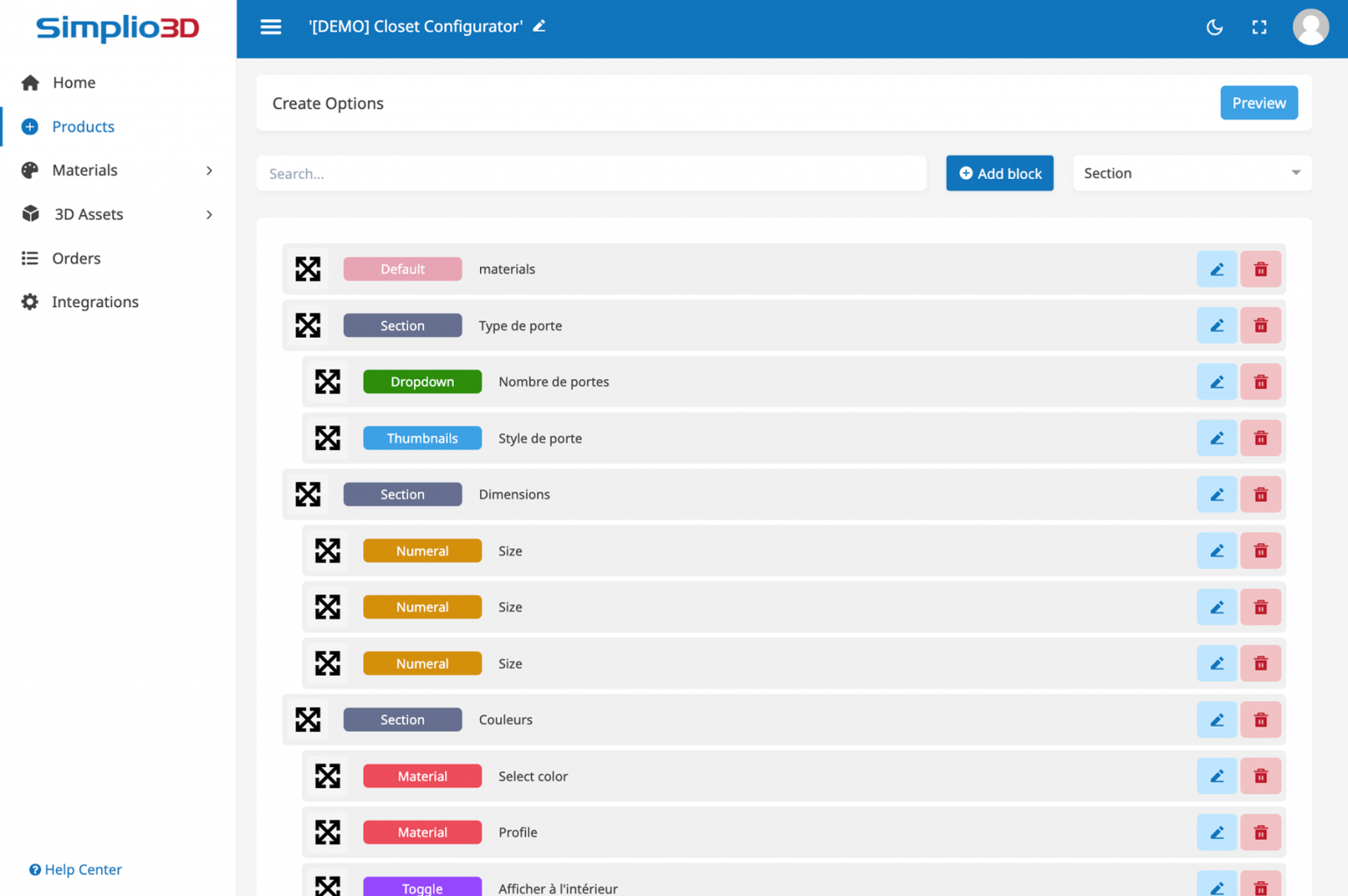 Online 3D Closet Design Software - Simplio3D