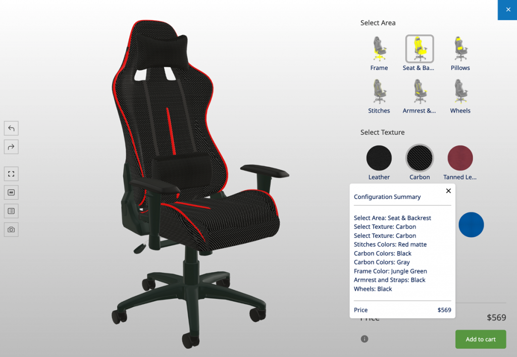 Ecommerce Product Configurator - Simplio3D