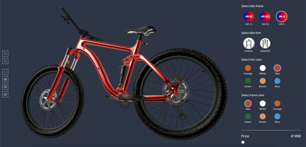3D Bike Configurator - Simplio3D
